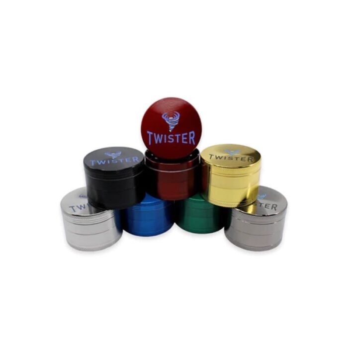 Twister - 4-Piece Grinder - Prairie Cannabis - Prince Albert