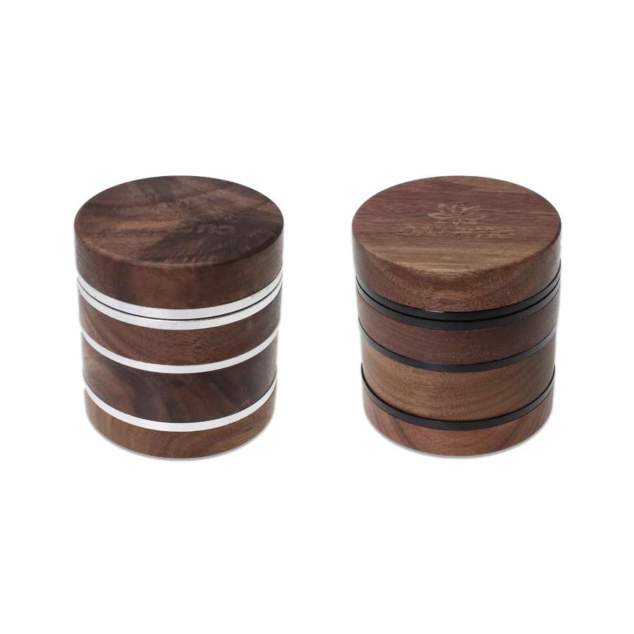 Preemo Wood Finished 60mm Grinder - Prairie Cannabis - Prince Albert